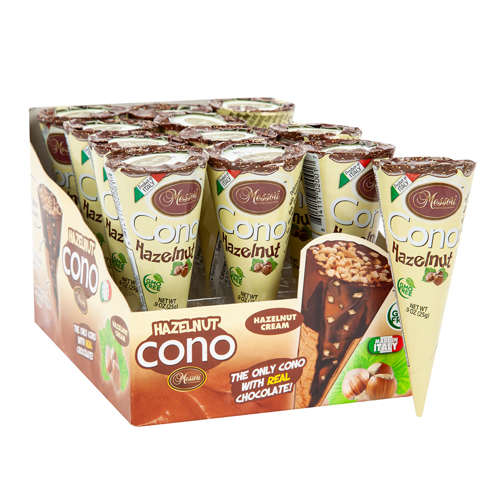 Messori Hazelnut Cono Snack 10.8 oz | Nassau Candy