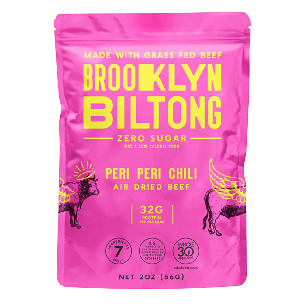 Brooklyn Biltong Peri Peri Chili Beef 2 oz Pouch | Nassau Candy