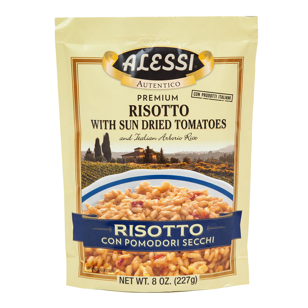 Alessi Premium Risotto Sun Dried Tomatoes 8 oz Pouch | Nassau Candy