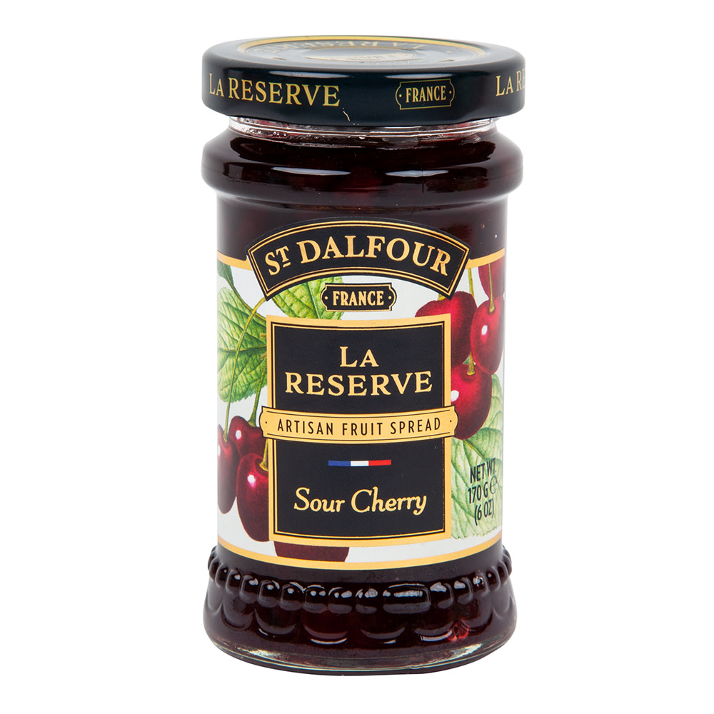 St. Dalfour Sour Cherry La Reserve Fruit Spread Jar | Nassau Candy