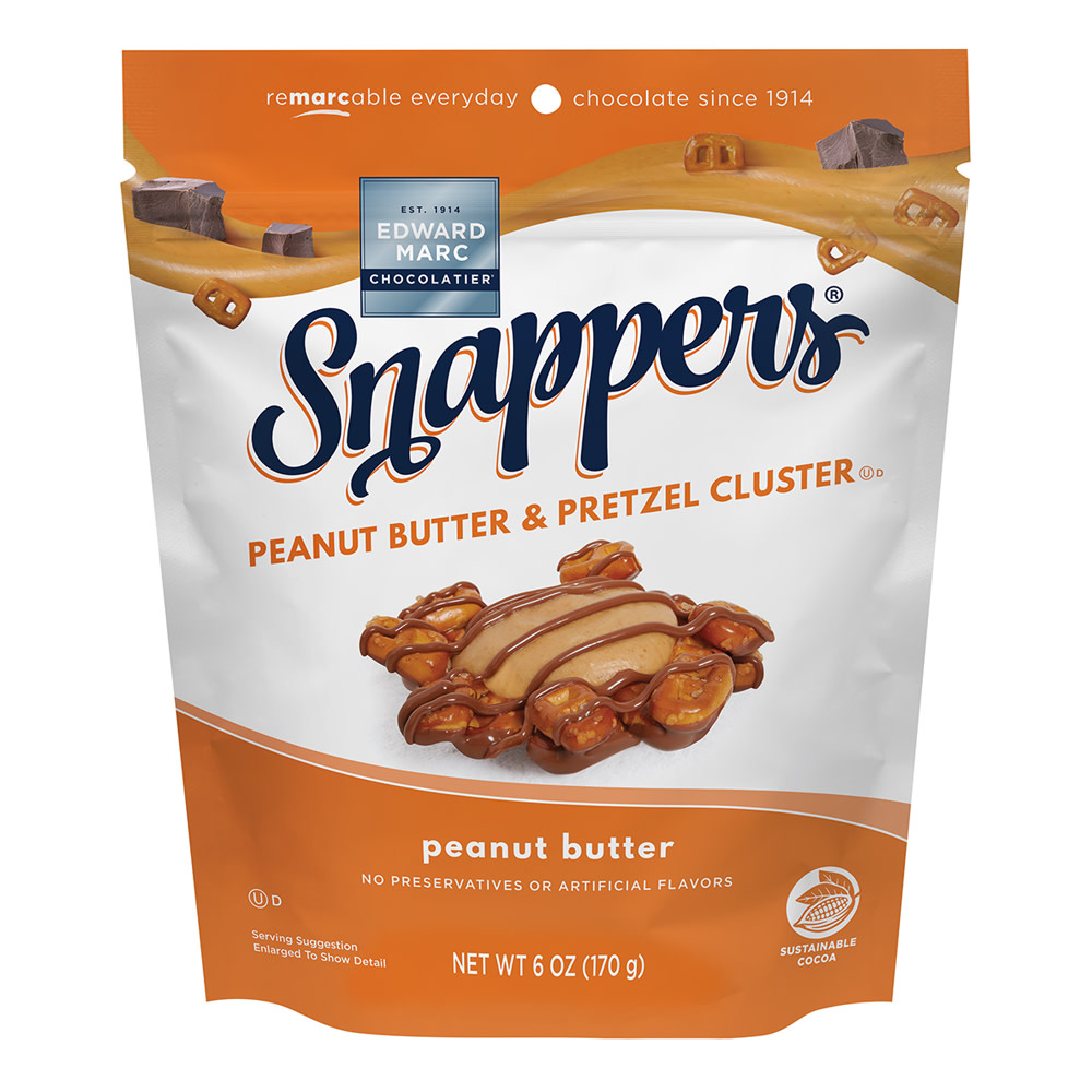 Snappers Milk Chocolate Peanut Butter 6 oz Pouch | Nassau Candy