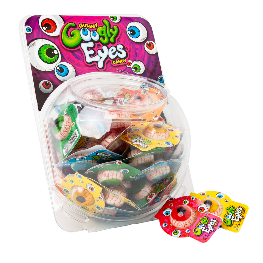Gummy Googly Eyes Candy Eyeballs 0.49 oz Jar | Nassau Candy