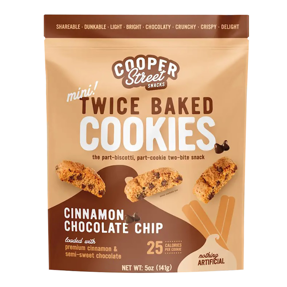 Cooper Street Cinnamon Cho Chip Twice Bake Cookies | Nassau Candy