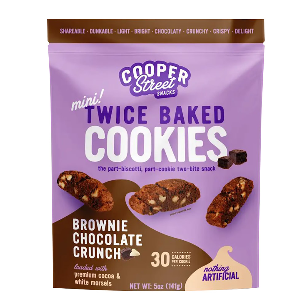 Cooper Street Brownie Chocolate Twice Baked Cookie | Nassau Candy