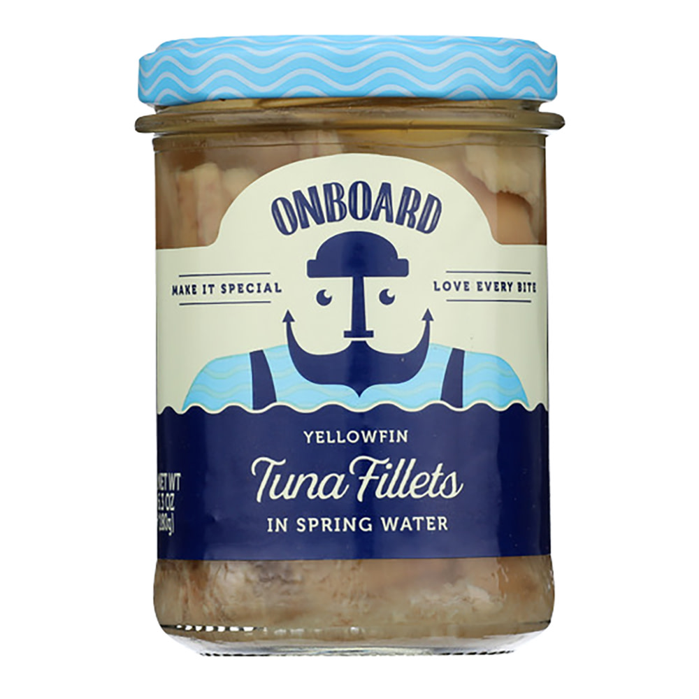 Onboard Tuna Fillets In Water 6.3 oz Jar | Nassau Candy