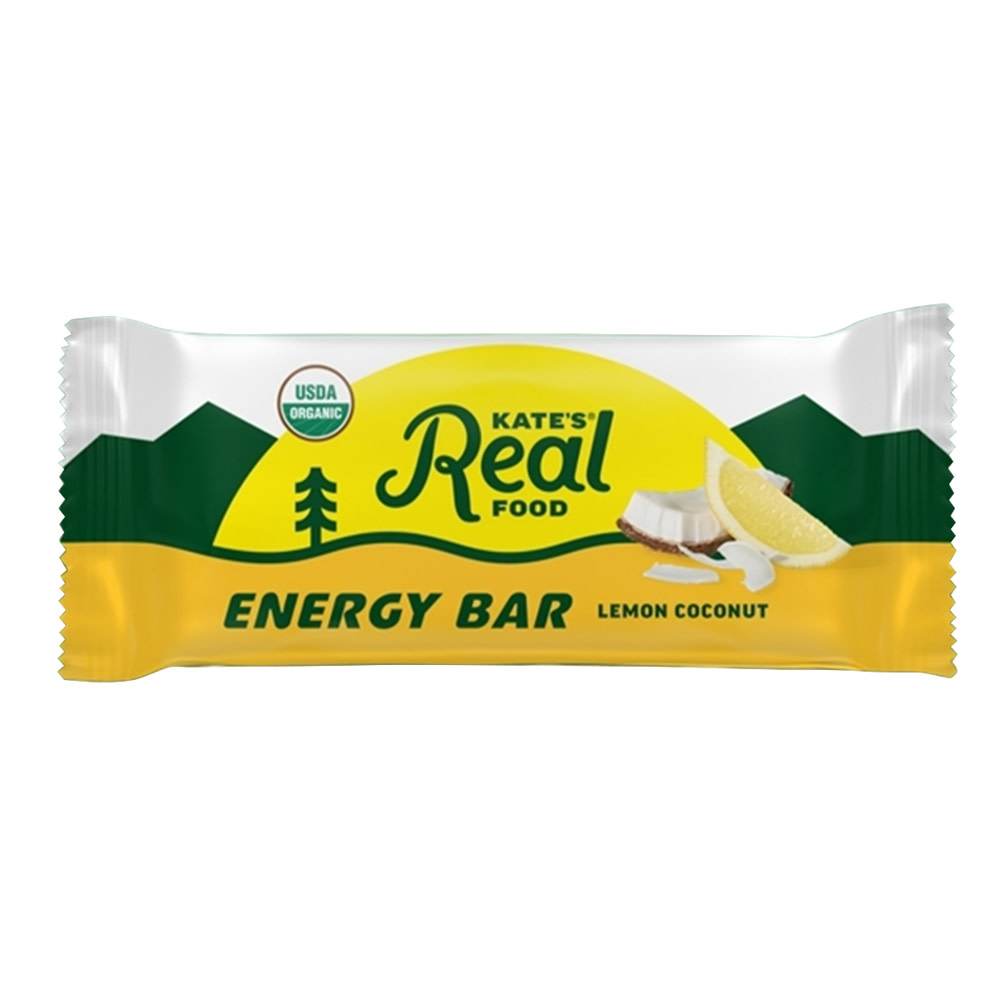 Kate's Real Food Lemon Cocont 2.2 oz Bar | Nassau Candy