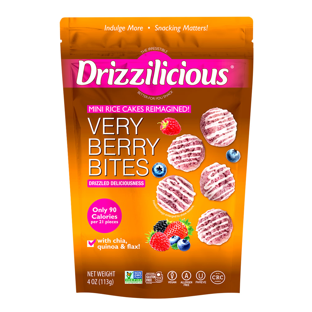 Drizzilicious Very Berry Drizzle Bites 4 oz Bag | Nassau Candy