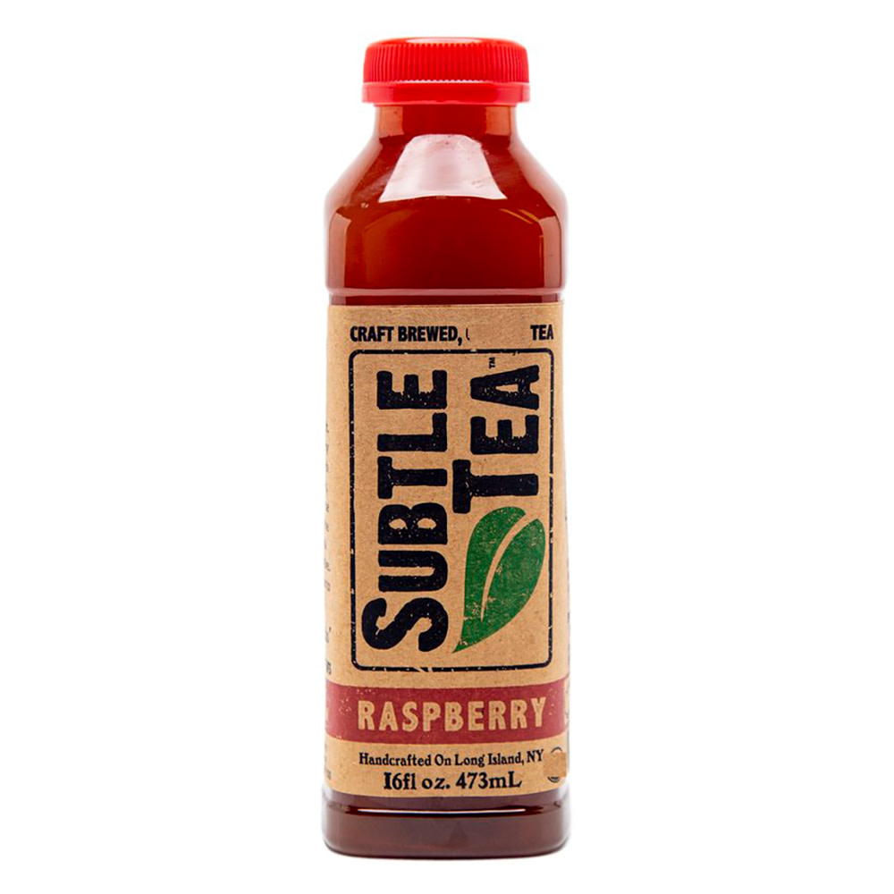 Subtle Tea Raspberry 16 oz Bottle | Nassau Candy