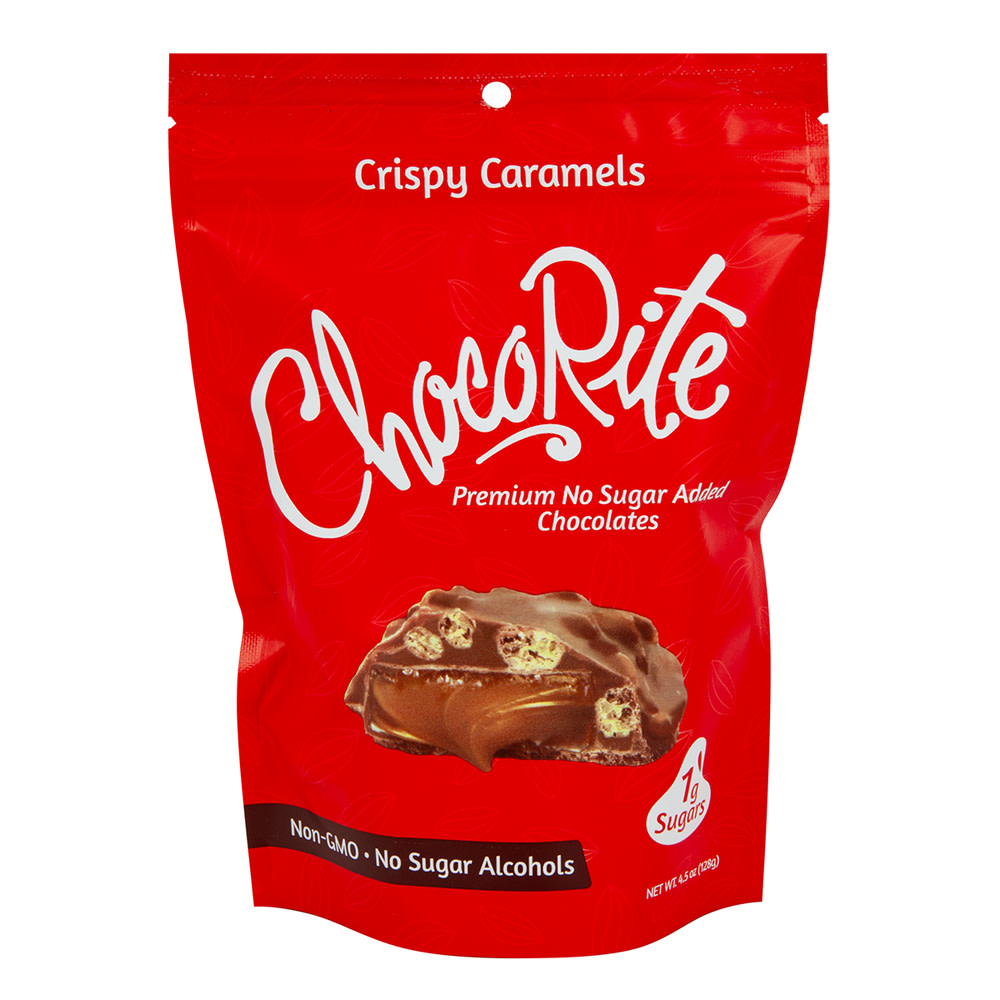 ChocoRite Crispy Caramels 4.5 oz Pouch | Nassau Candy