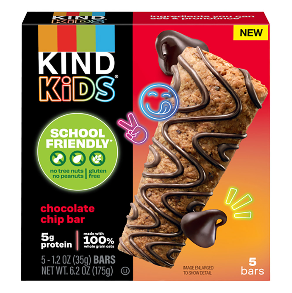 Kind - Chocolate Chip Oat B Kids Bar(5ct) - 1.2oz | Nassau Candy