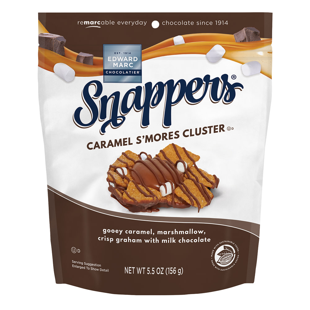 Snappers Caramel S'mores Cluster 5.5 oz Bag | Nassau Candy