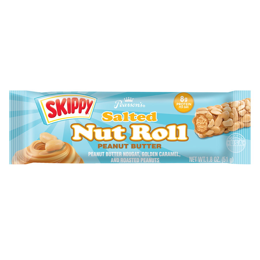 Skippy Peanut Butter Salted Nut Roll 1.8 oz | Nassau Candy