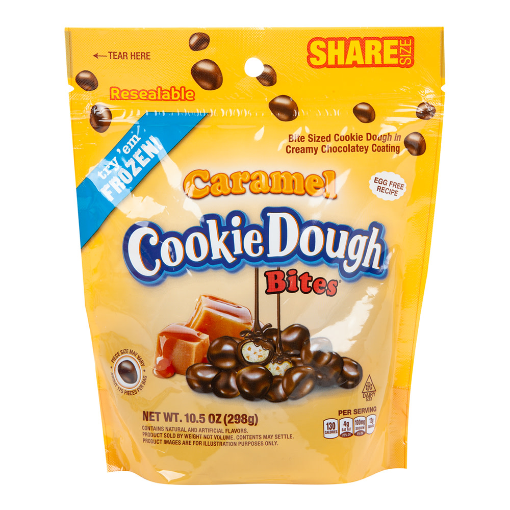 Cookie Dough Bites Caramel Pouch | Nassau Candy