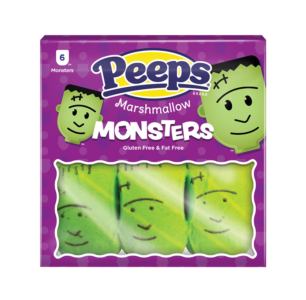 Peeps Marshmallow Monsters 6 Pc 3 oz Tray | Nassau Candy