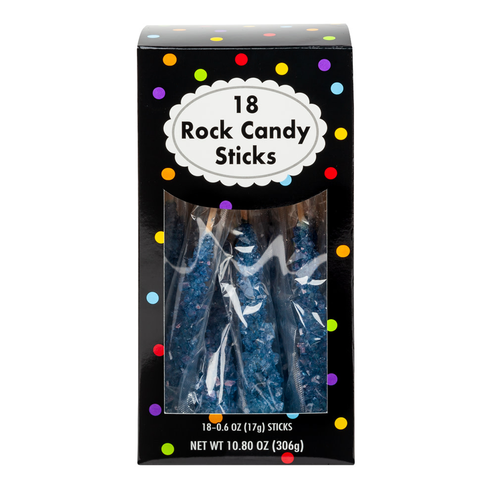 Rock Candy Royal Blue Wrapped 10.8 oz Box | Nassau Candy