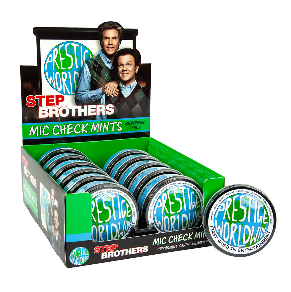 Step Brothers Mic Check Mints 1.5 oz Tin | Nassau Candy