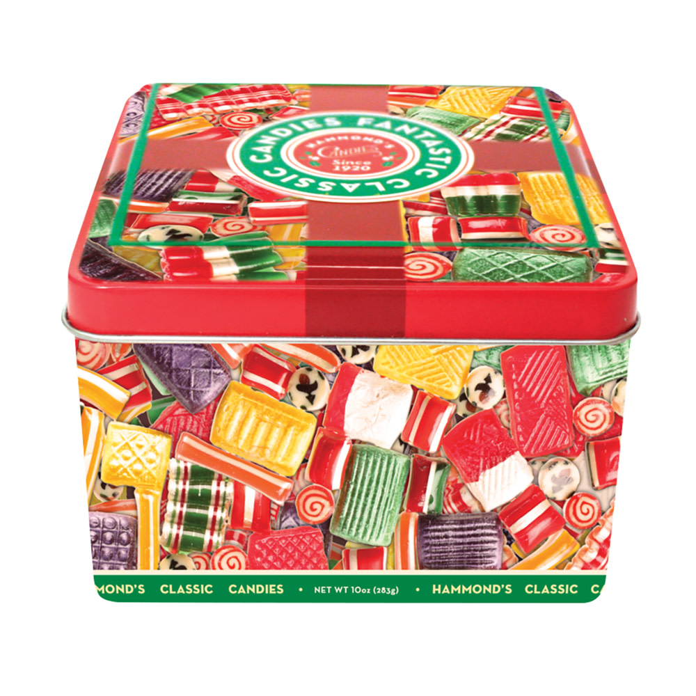 Christmas Candy Classics 16 oz Tin | Nassau Candy