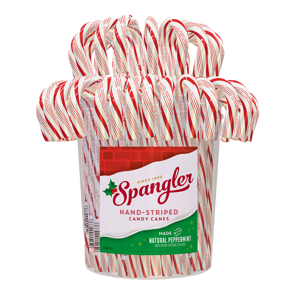 Candy Cane 1 oz Bucket | Nassau Candy