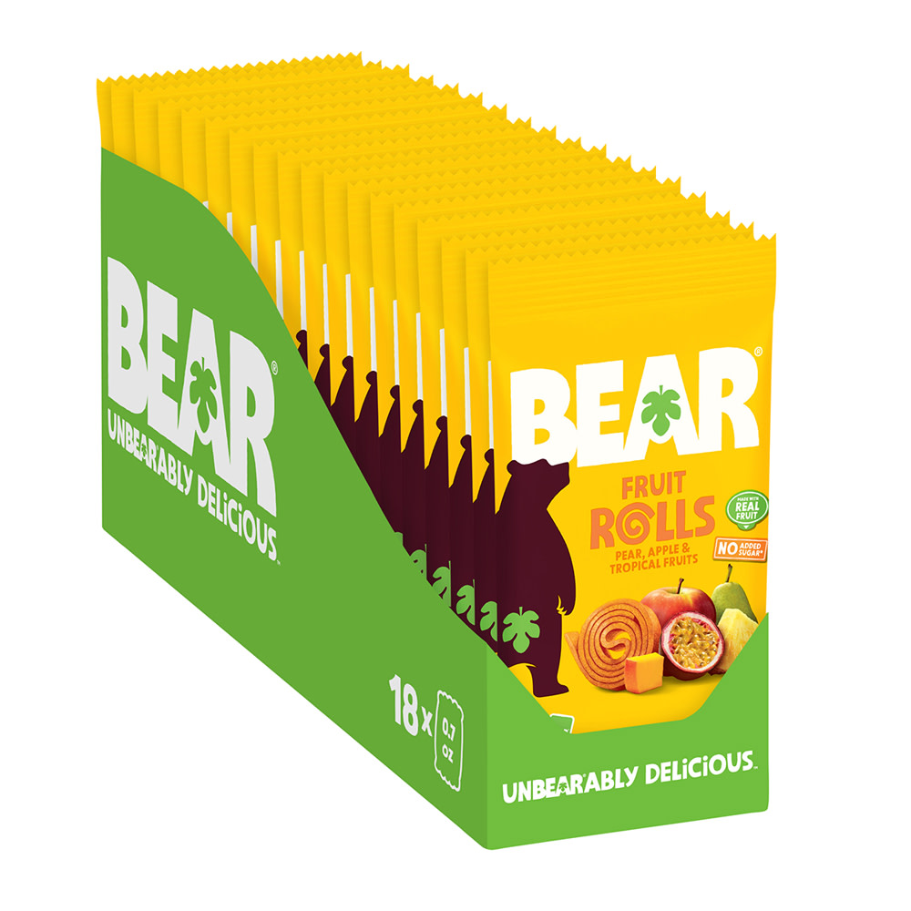 Bear Tropical Mix Yoyos Fruit Rolls 0.7 oz | Nassau Candy