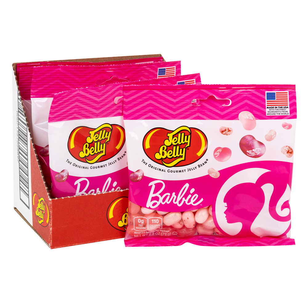 Jelly Belly Barbie 2.8 oz Peg Bag | Nassau Candy