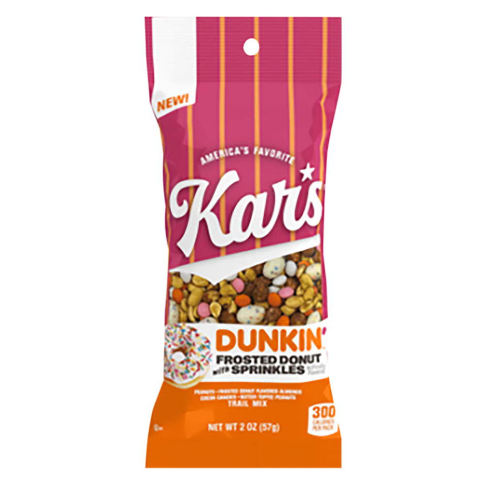 Kar's Dunkin' Frosted Donut with Sprinkles Trail Mix 2 oz Bag | Nassau ...