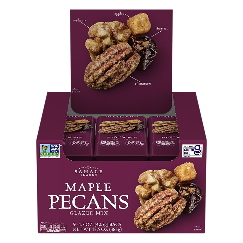 Sahale - Pecans Maple Glazed - 1.5oz | Nassau Candy