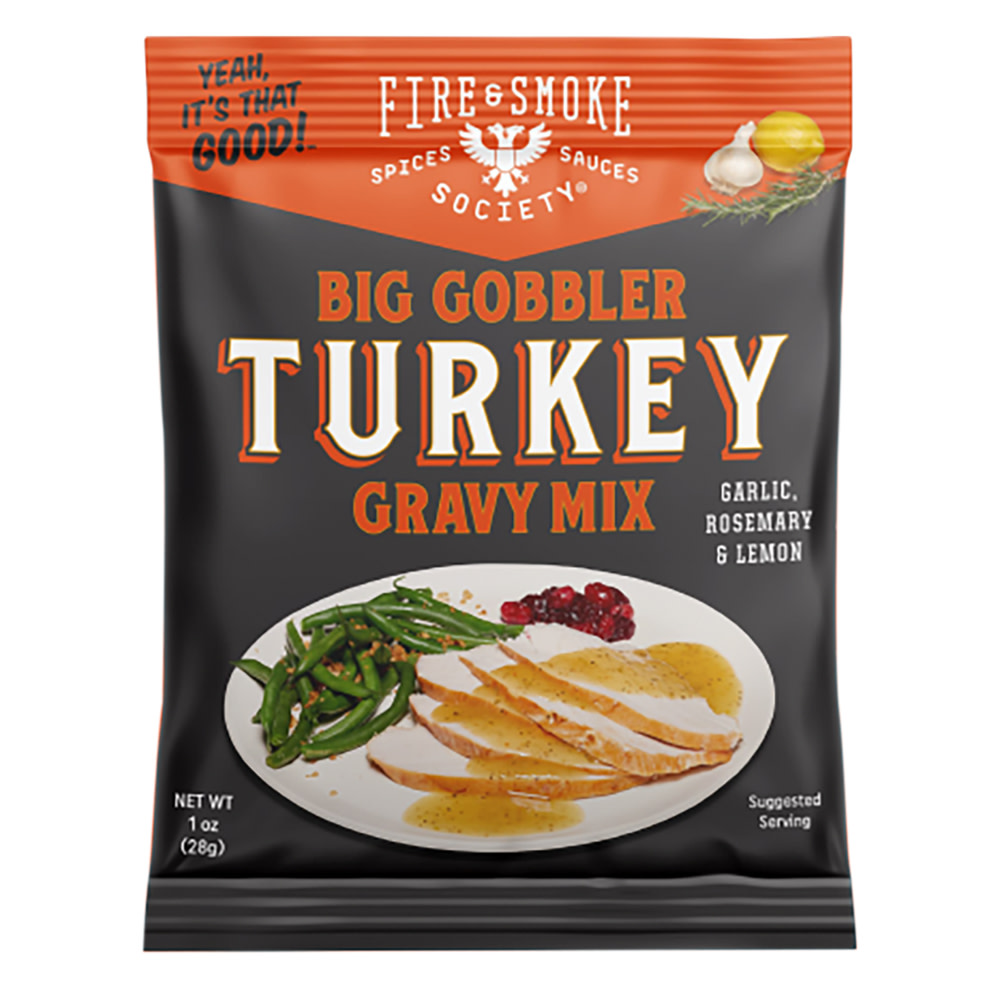 Fire & Smoke Big Gobbler Turkey Gravy Mix 1oz Packet 12 Count | Nassau ...