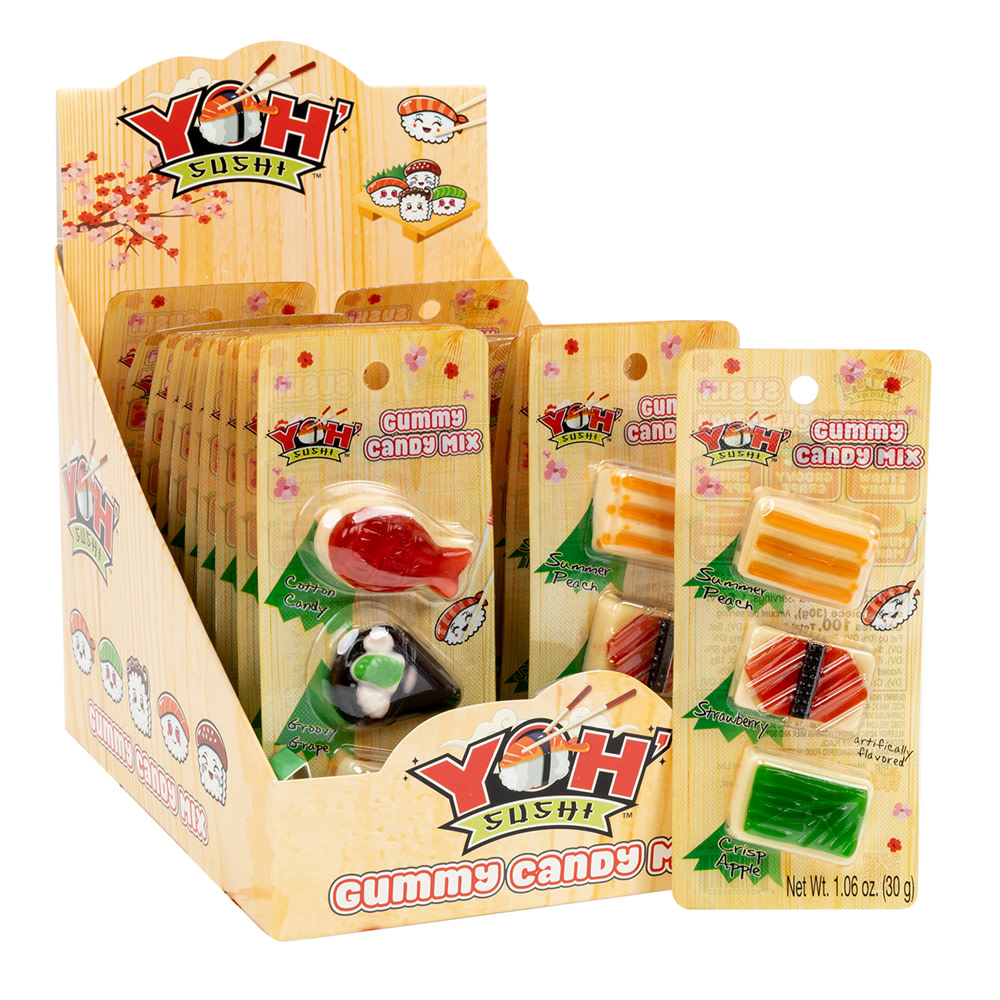 Yoh’ Sushi Gummy Candy Mix 1.06 oz | Nassau Candy