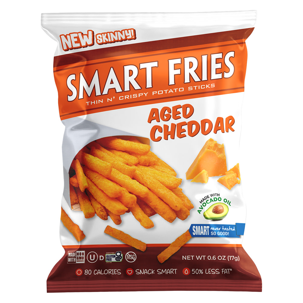 Smart Fries Aged Cheddar 1 oz Bag | Nassau Candy