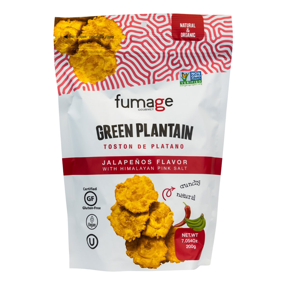 Fumage Plantain Chips Jalapeño 7.5 oz Bag | Nassau Candy