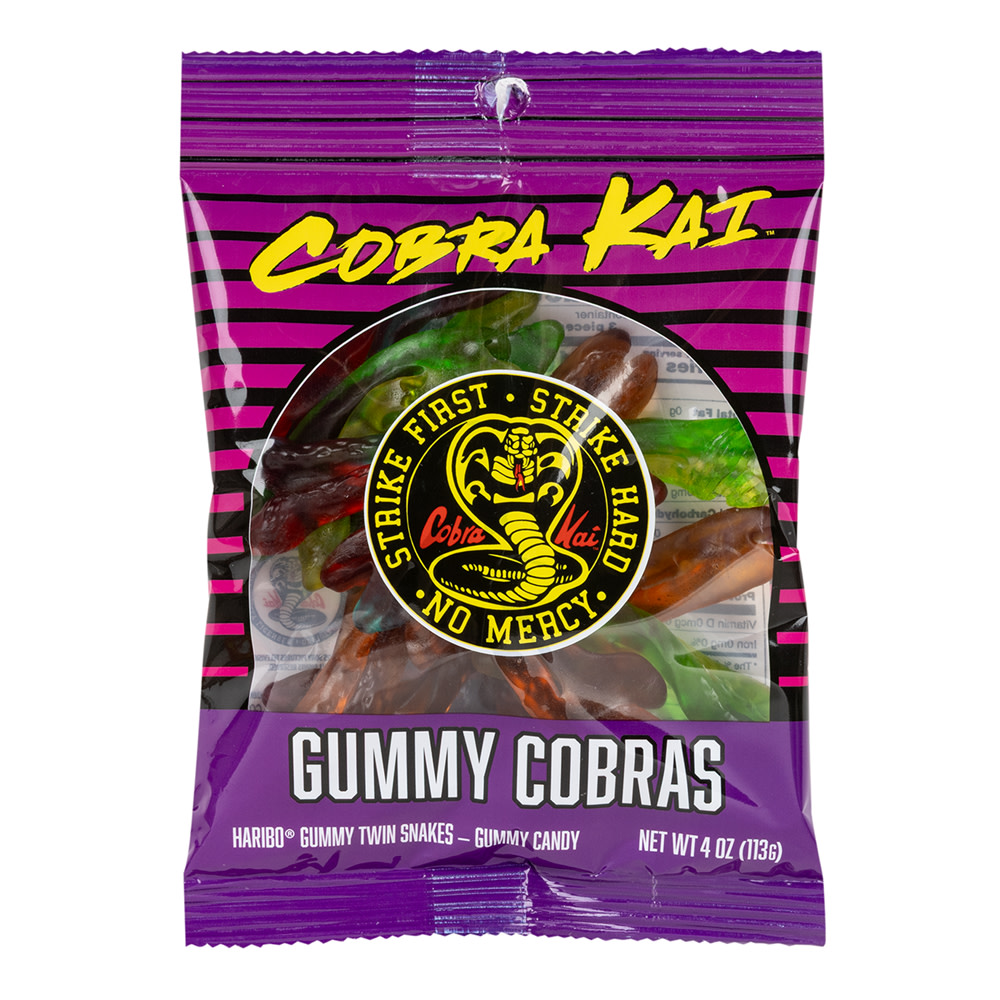 Cobra Kai Gummy Cobras 4 oz Peg Bag | Nassau Candy