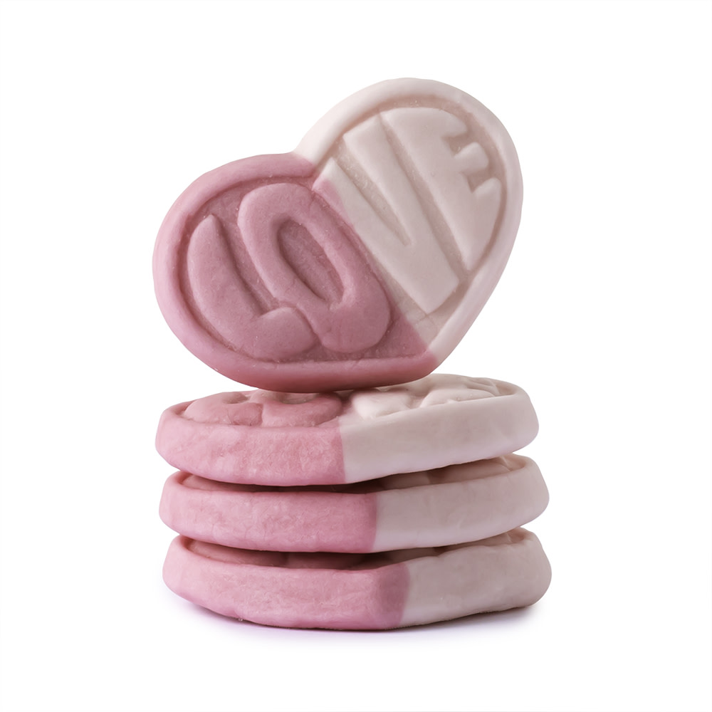 Swedish Style Hearts Strawberry Vanilla | Nassau Candy