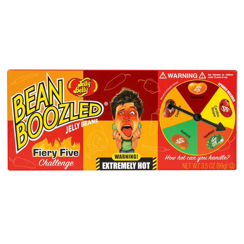 Jelly Belly Bean Boozled Fiery Five 3.5 oz Box | Nassau Candy