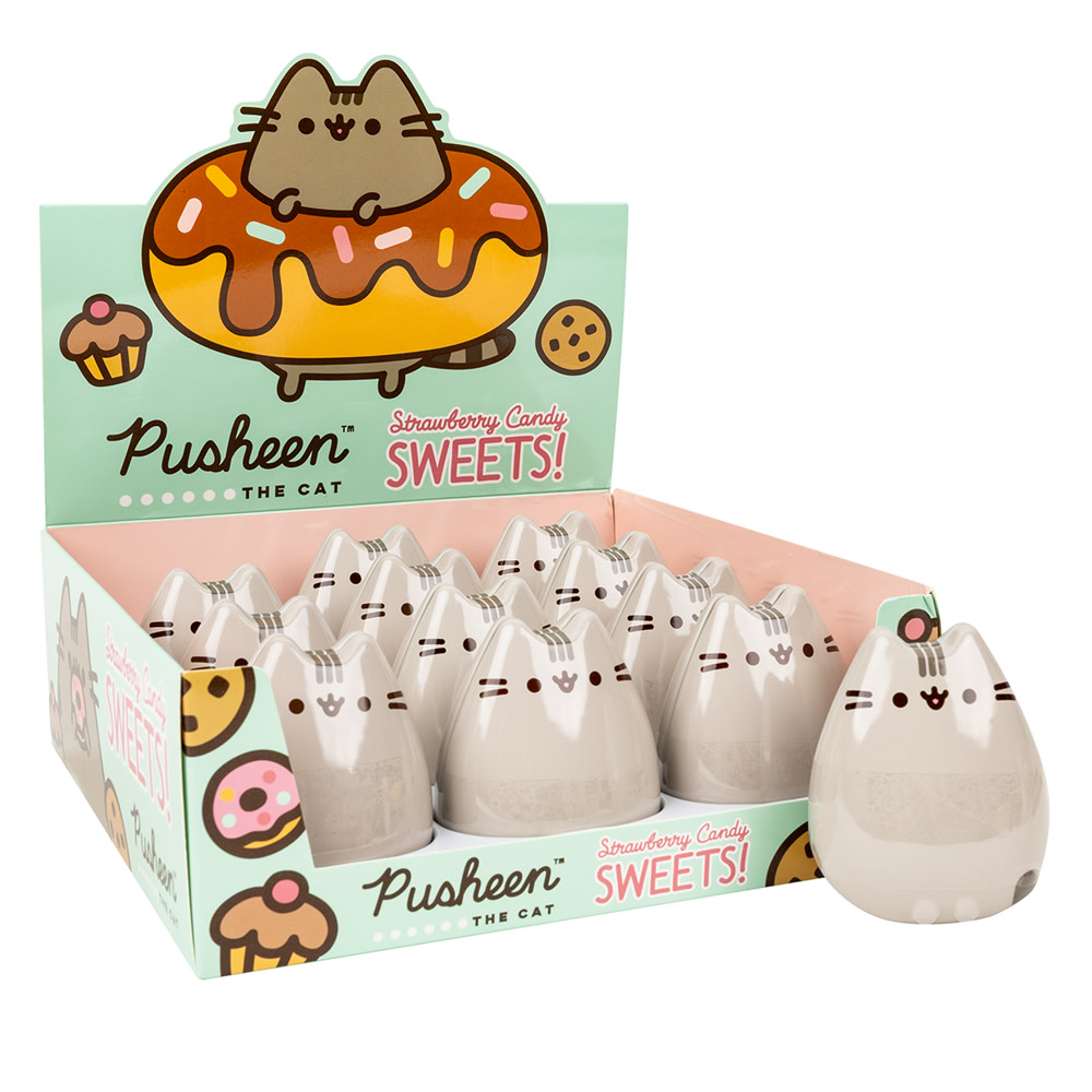 Pusheen Sweets Strawberry Candy 1.5 Oz Tin | Nassau Candy
