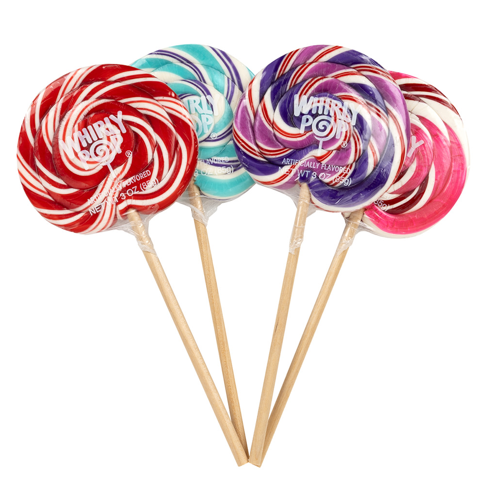 Whirly Pop Assorted Colors 4 Inch 3 Oz | Nassau Candy
