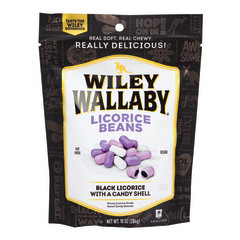 WILEY WALLABY BLACK CENTER OUTBACK BEANS 10 OZ POUCH