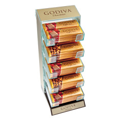 GODIVA 5 TIER BAR DISPLAY