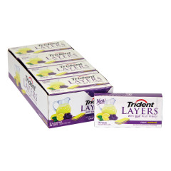 TRIDENT LAYERS GRAPE LEMONADE GUM