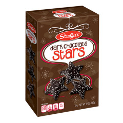 STAUFFER'S DARK CHOCOLATE STARS 12 OZ BOX
