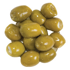 Specialty pickles, black olives, stuffed olives, capers, Kalamata olive