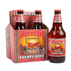 SPRECHER CHERRY-CRAN SODA 4 PACK 16 OZ BOTTLE