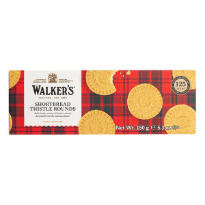 Walkers Shortbread Round Cookies 5.3 Oz Box | Nassau Candy