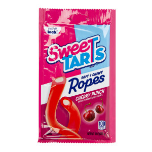 Sweetarts Chewy Ropes Cherry Punch 5 Oz Peg Bag | Nassau Candy