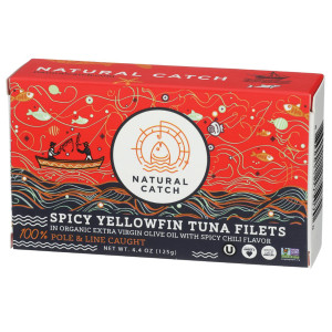 Natural Catch EVOO Chili Yellowfin Tuna 4.4 oz Box | Nassau Candy