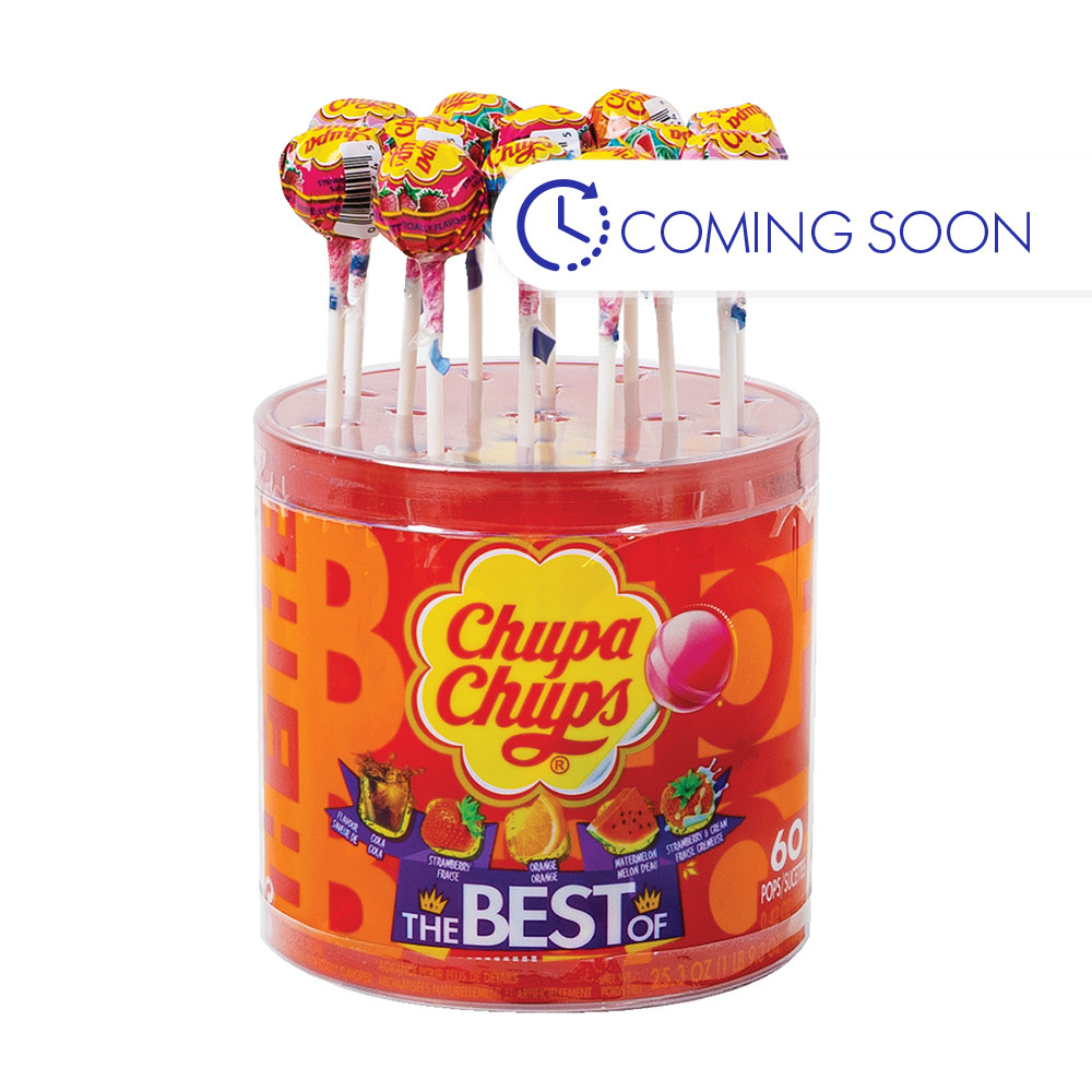 CHUPA CHUPS ASSORTED THE BEST OF 0.423 OZ TUB