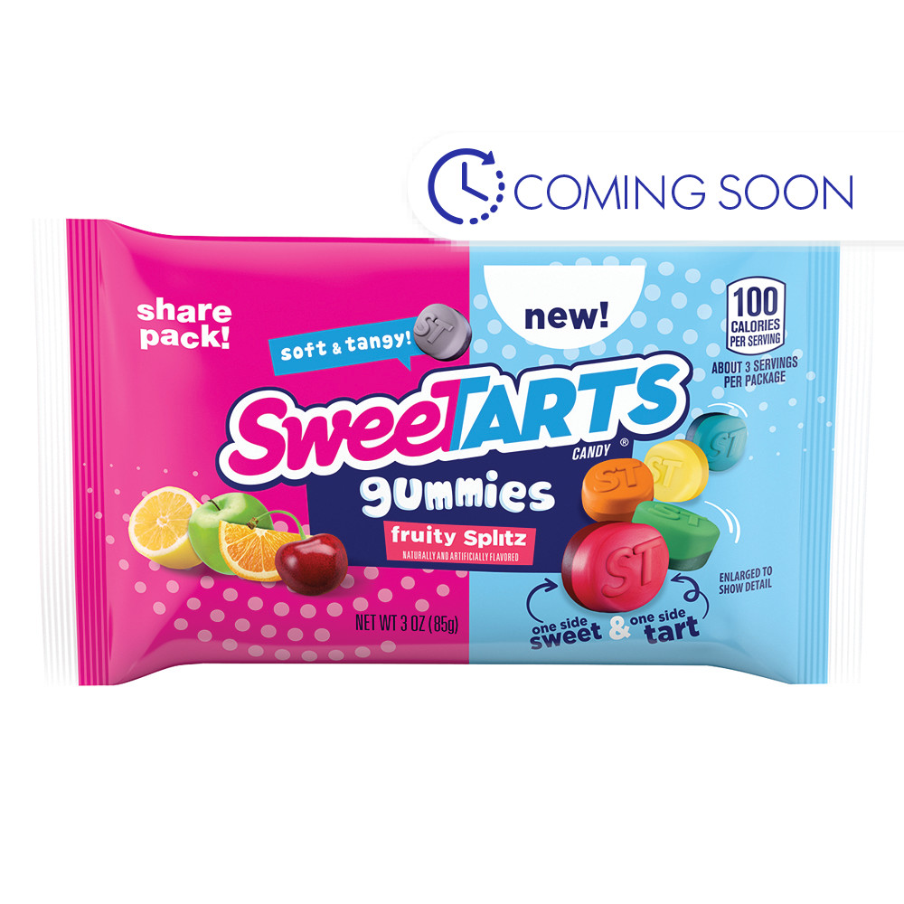 Sweetarts Gummies Fruity Splitz 3 oz Bag | Nassau Candy