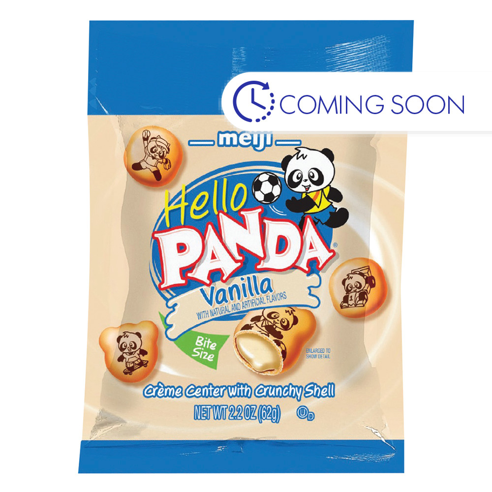 Meiji Hello Panda Vanilla Minis 2.2 oz Bag | Nassau Candy