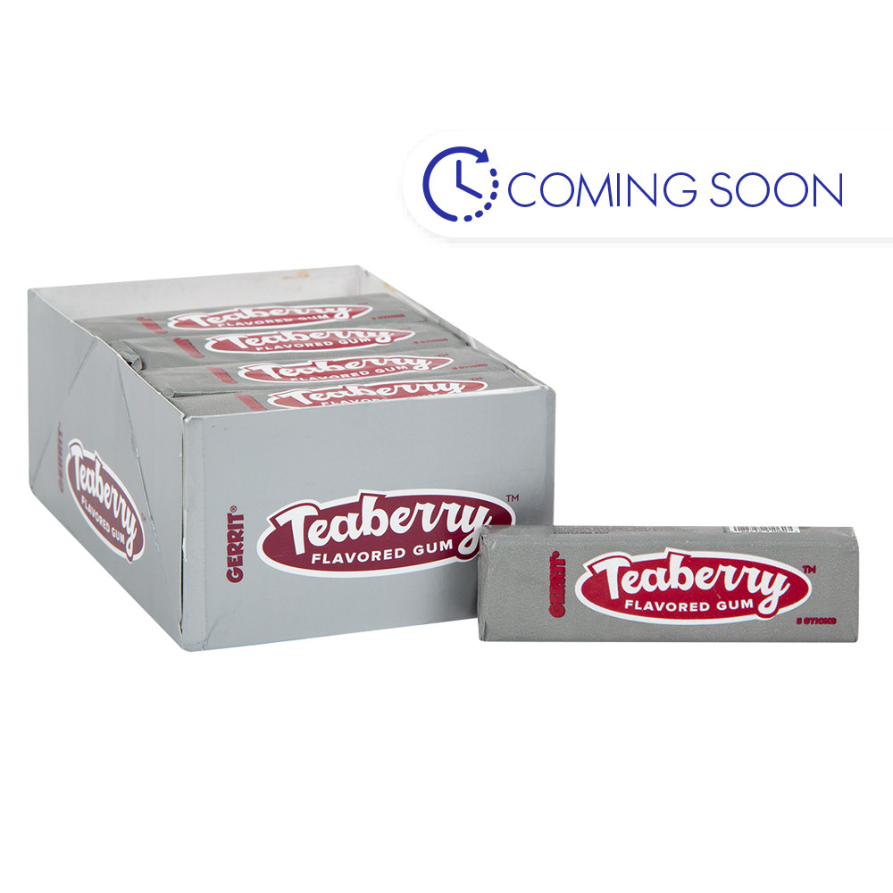 Gerrit’s Teaberry Gum 0.44 oz | Nassau Candy