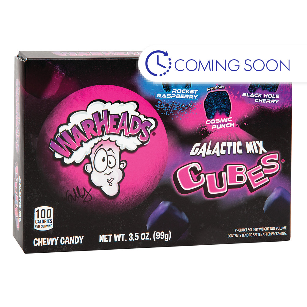 Warheads Galactic Cubes 3.5 oz Theater Box | Nassau Candy