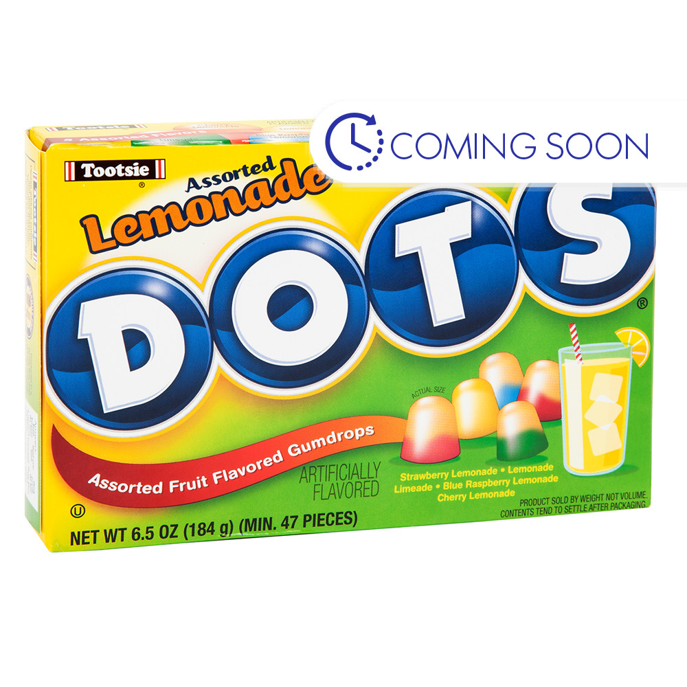 Dots - Lemonade - Theater Box - 6.5oz | Nassau Candy